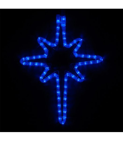 CLP73394 18 Inch Blue LED Bethlehem Star Christmas Display