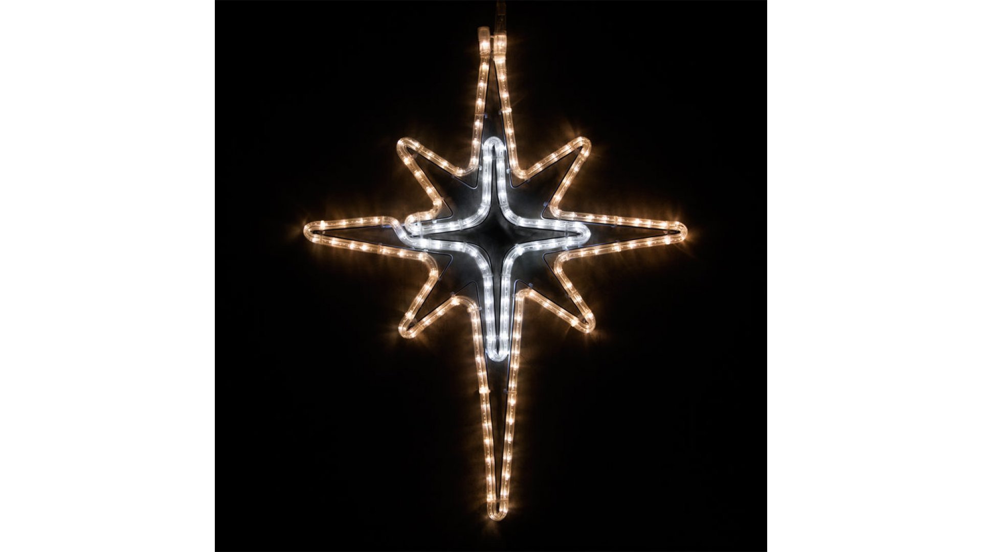 CLP73393 Warm White and Cool White Bethlehem LED Star Christmas Display